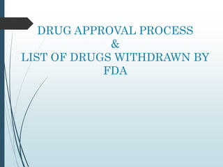 Drug approval process | PPT