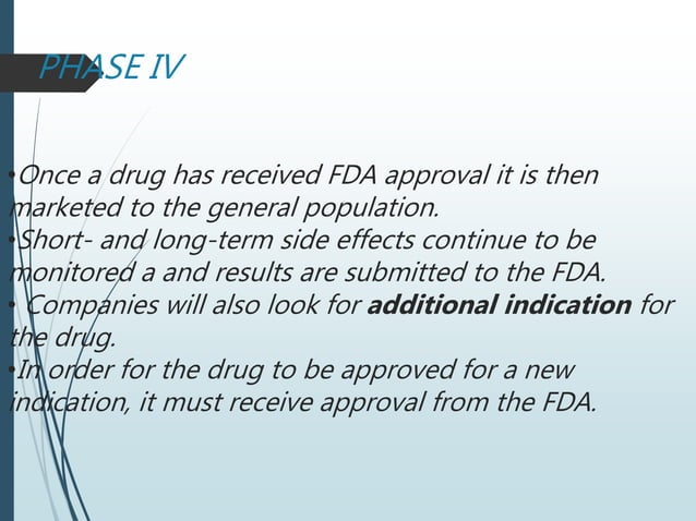 Drug approval process
