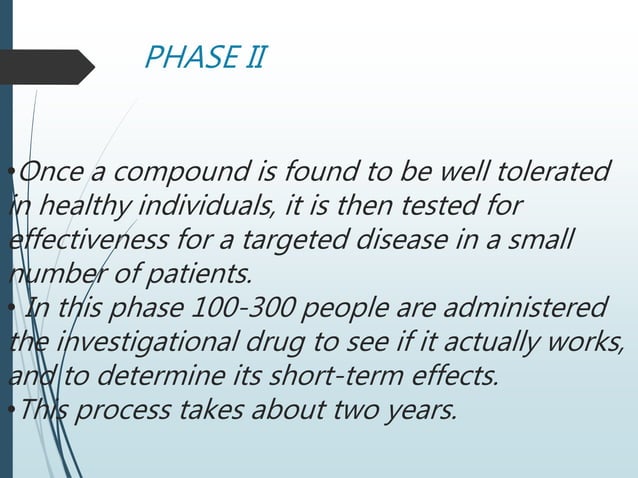 Drug approval process