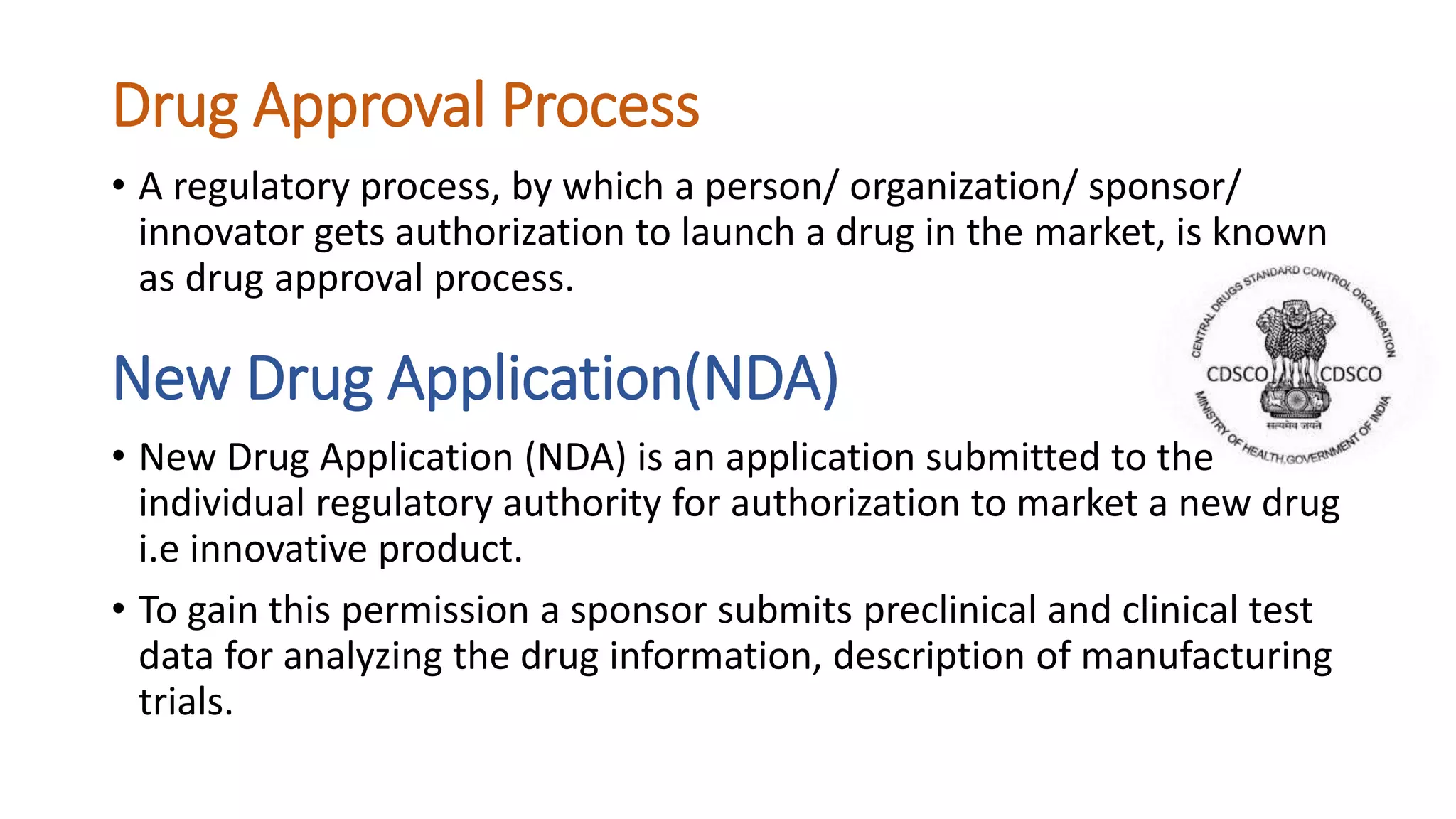 Drug approval process | PPTX