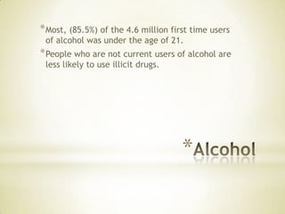 Drug Awareness FY14 | PPTX | Illegal Drugs, Tobacco, eCigarettes ...