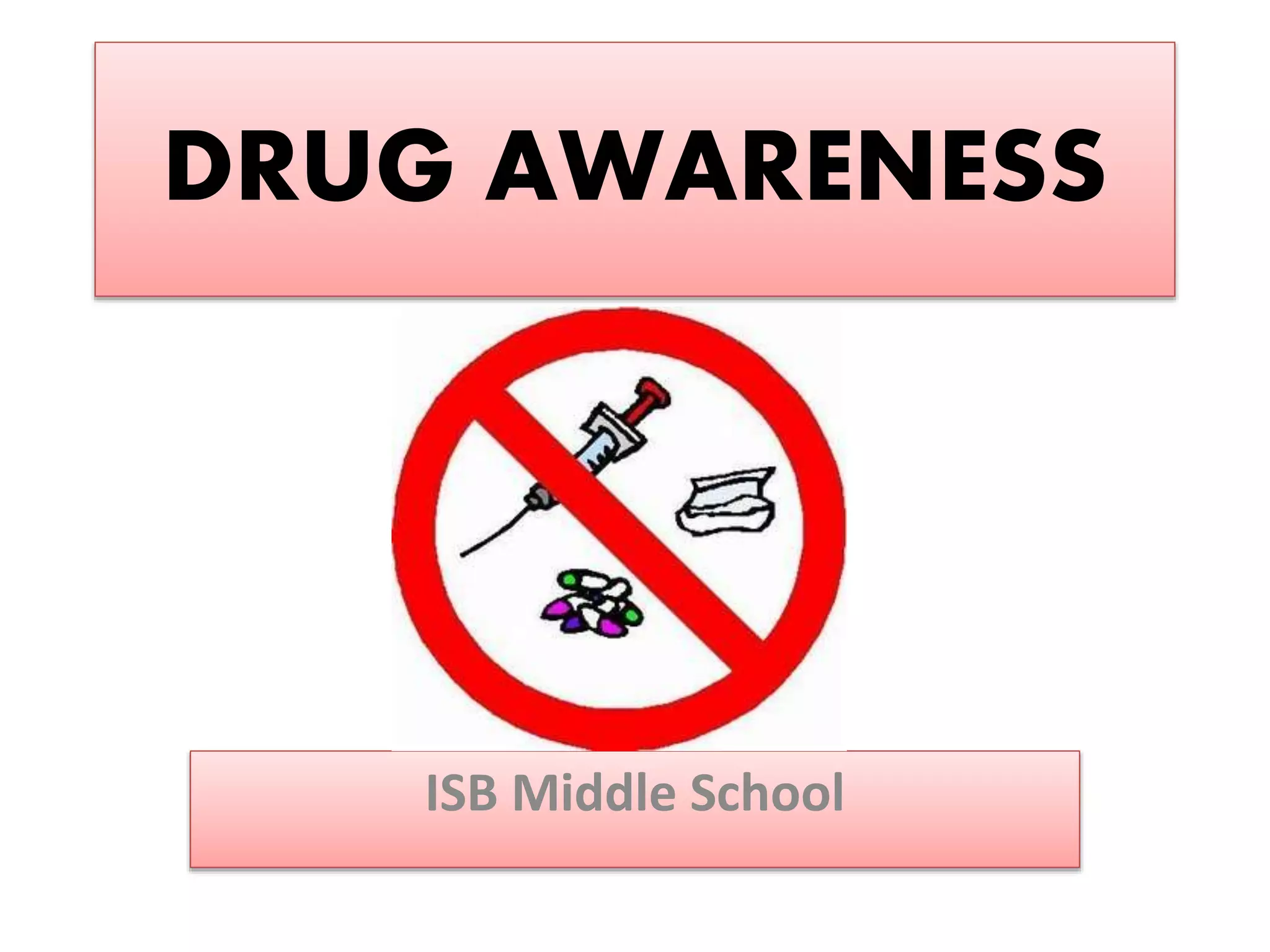 Drug Awareness Presentation | PPTX