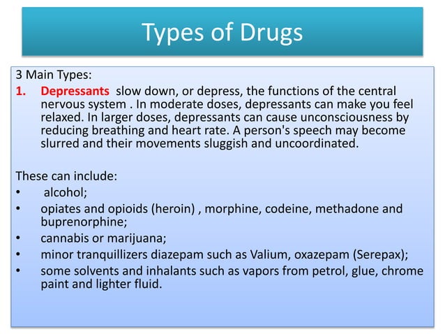 Drug Awareness Presentation | PPTX