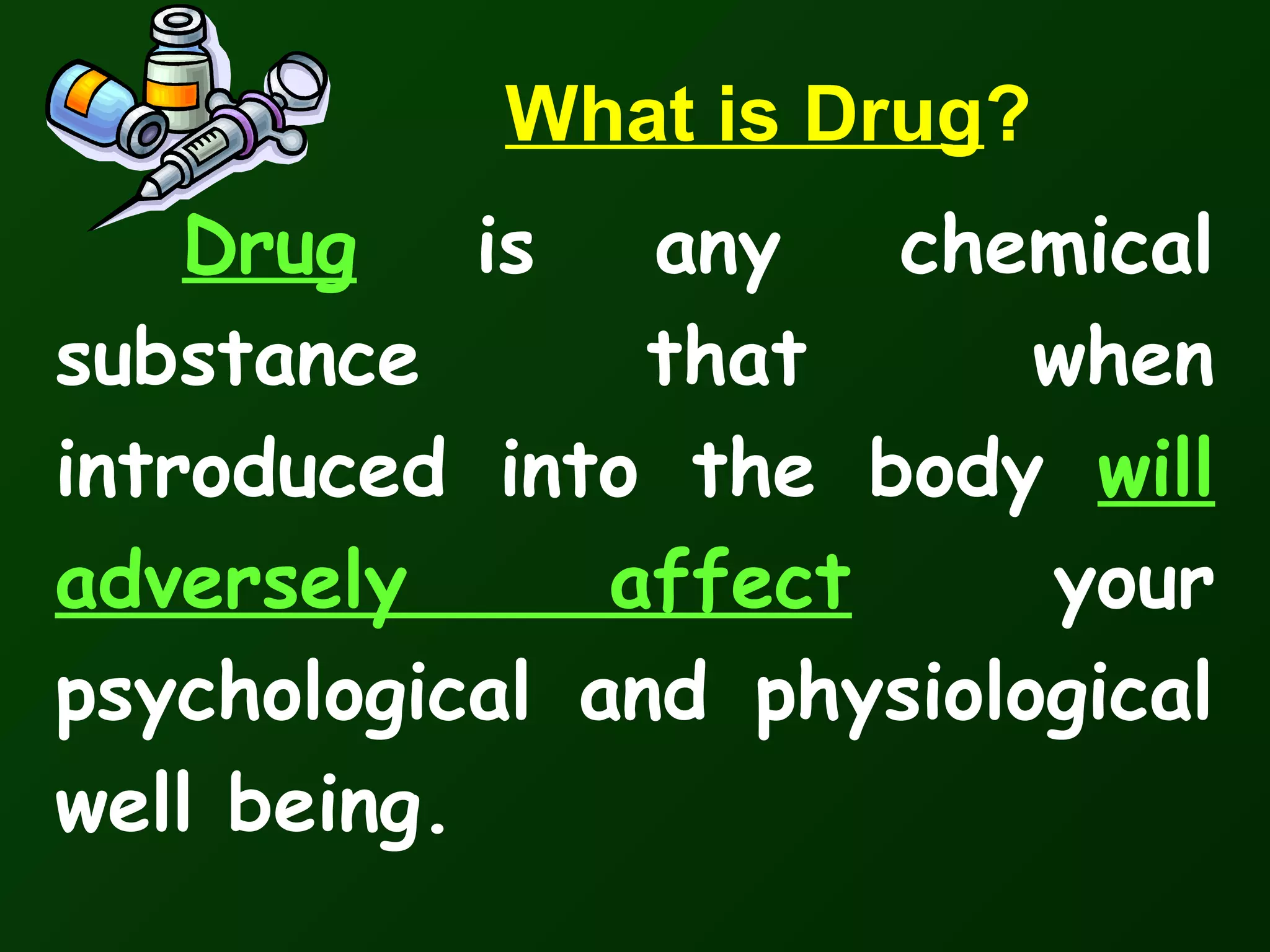 Drug awareness presentation | PPT