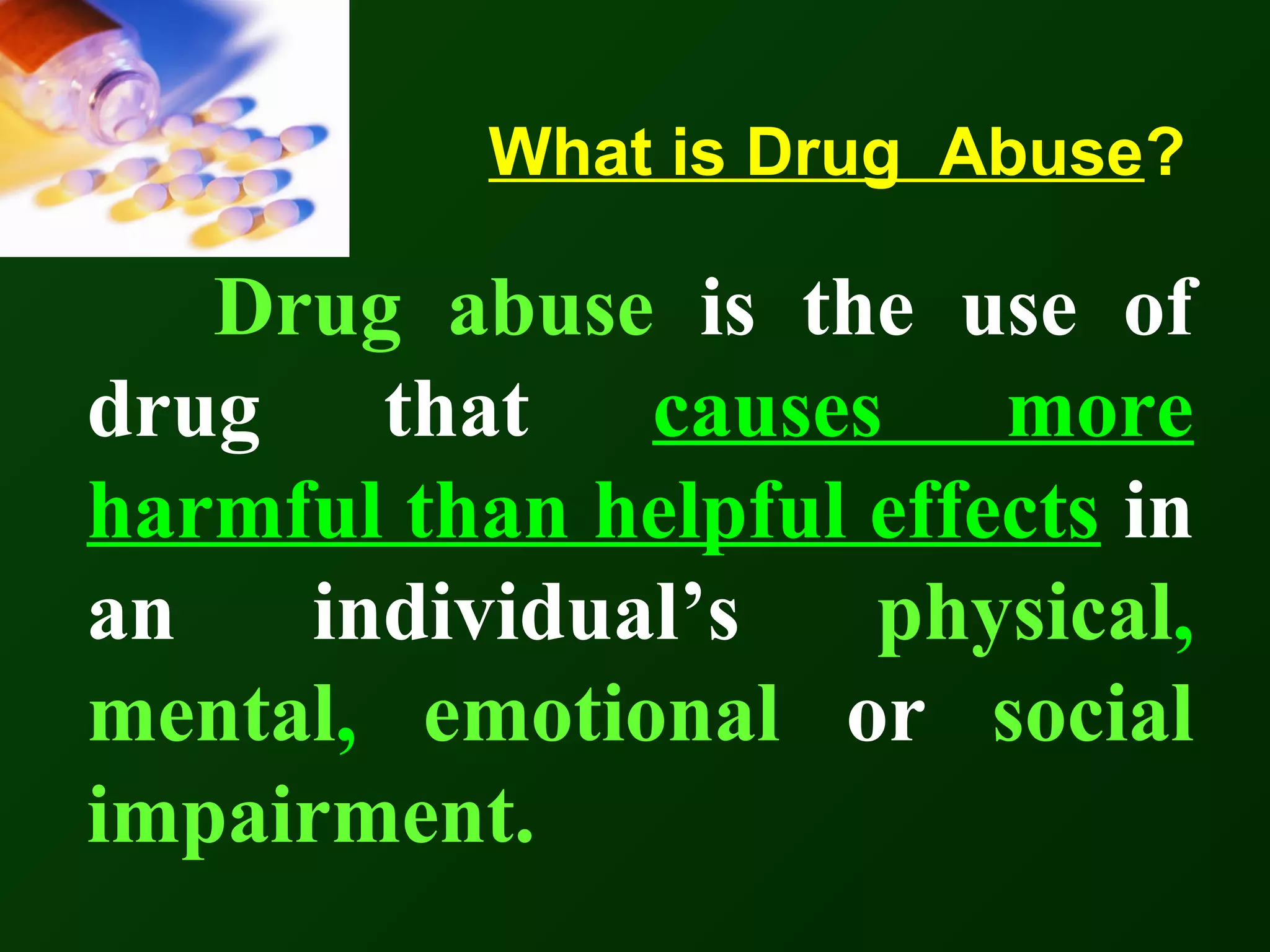 Drug awareness presentation | PPT