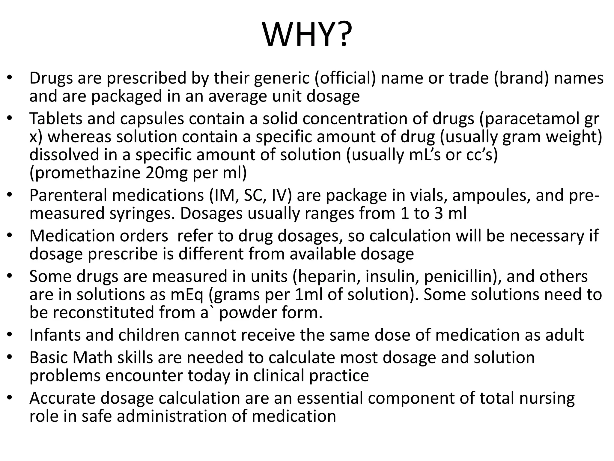 Drug calculation | PPTX