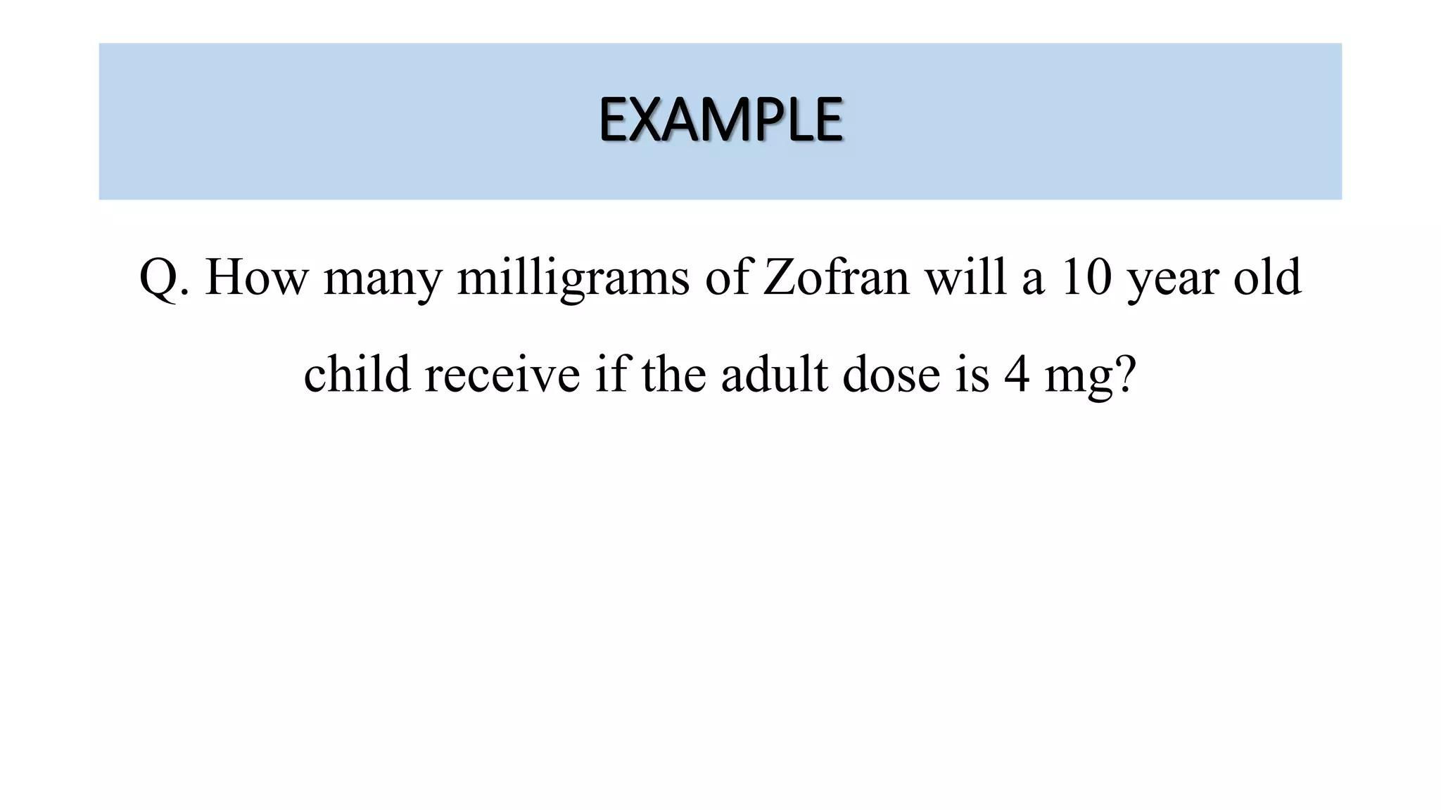 Drug dosage and IV fluid calculation for pediatric | PPTX