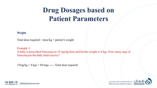 Drug Calculation Basic concepts - pptx | PPTX