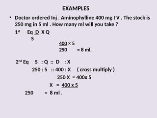 Drug calculation.pptx.................... | PPTX