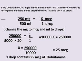 Drug calculation.pptx.................... | PPTX