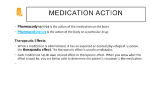 DRUG ACTION- NURSING FOUNDATIONS.pptx