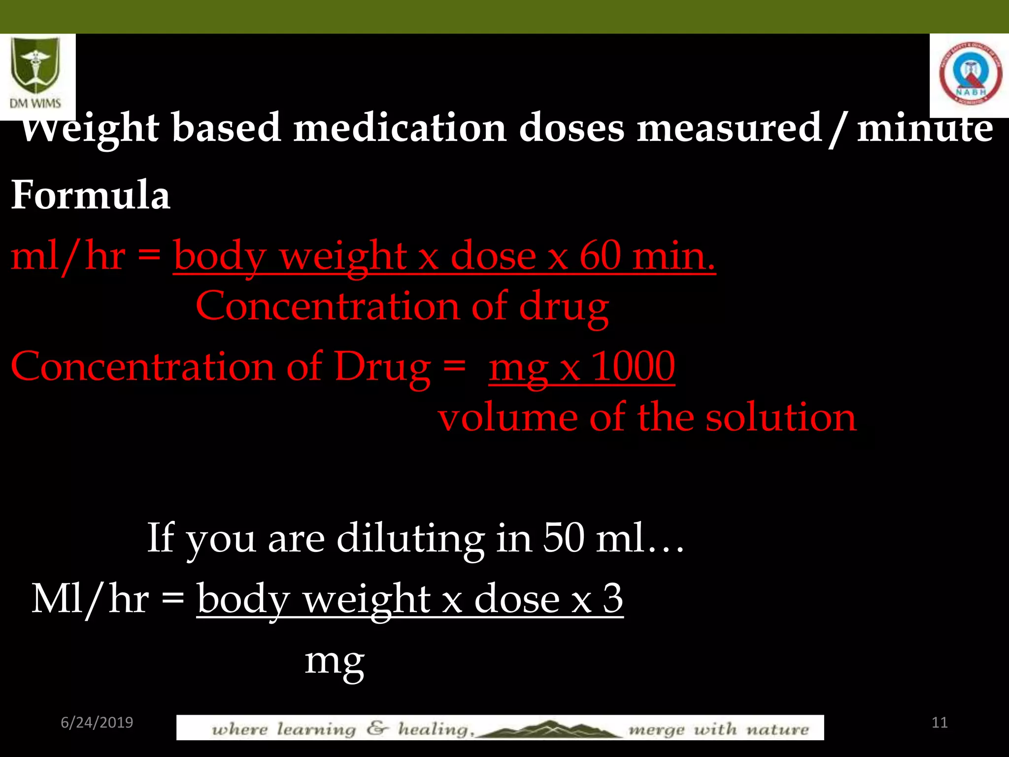 Drug calculation & Dilution | PPTX