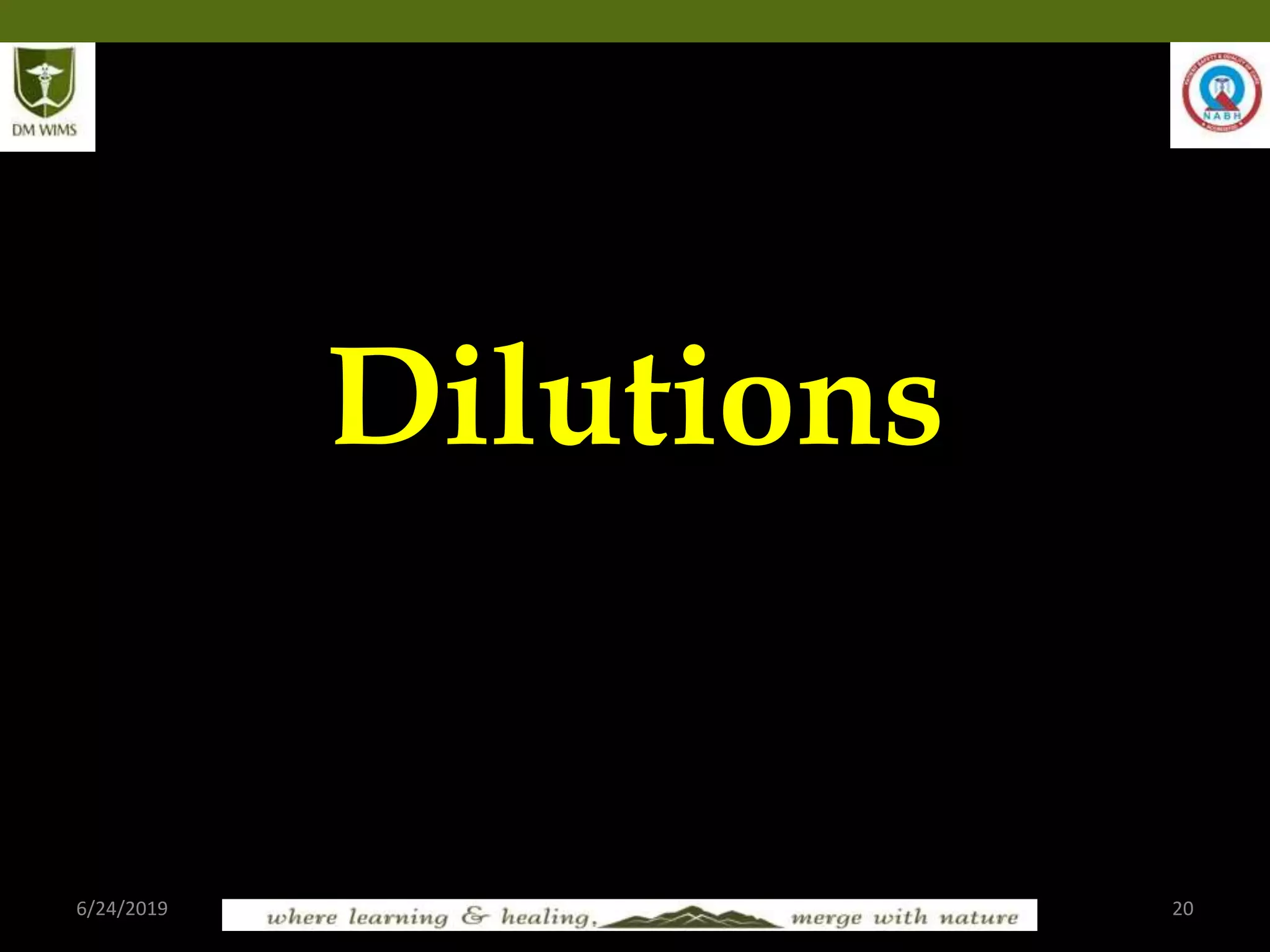 Drug calculation & Dilution | PPTX
