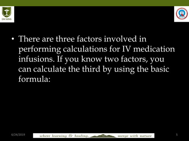 Drug calculation & Dilution | PPTX