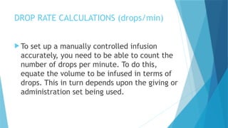 Drug Calculation infusion calculation.pptx