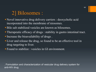 Drug carrier delivery system | PPTX