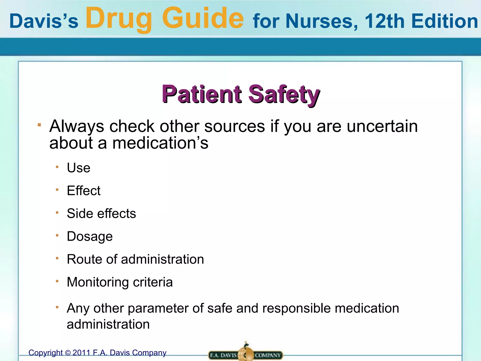 Drug classifications | PPT