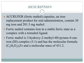 Drug club presentation on accrufer | PPTX | Blood Disorders | Diseases ...