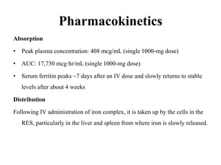 Drug club presentation on monoferric | PPTX