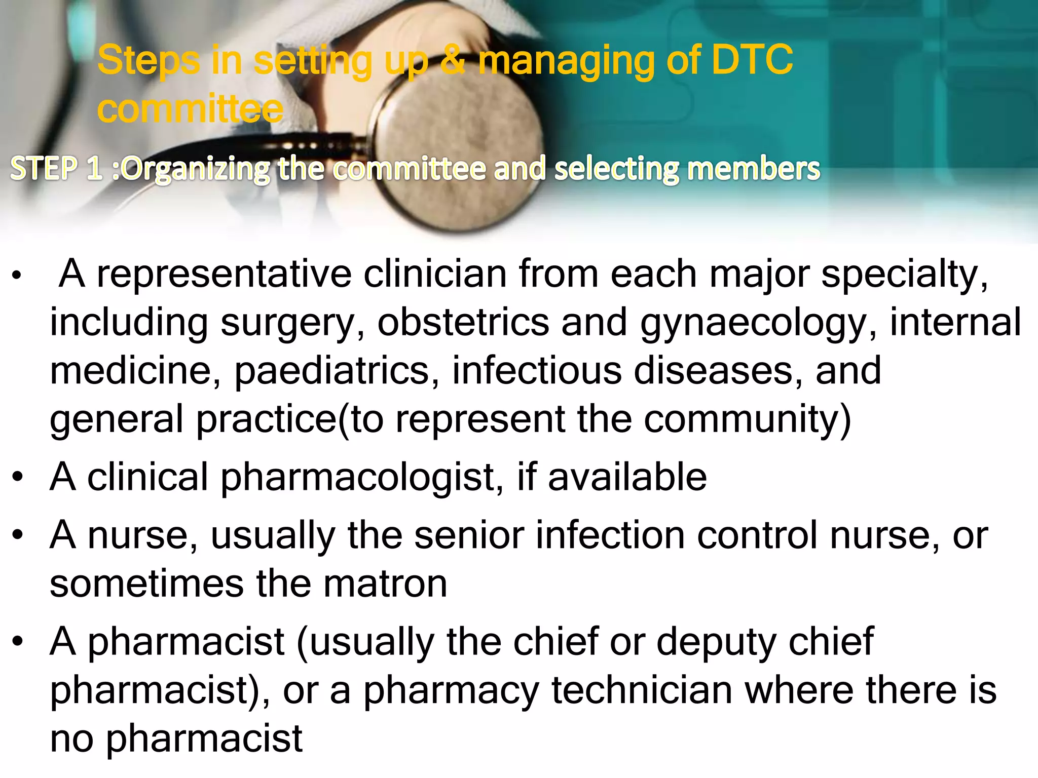 Drug committe | PPTX