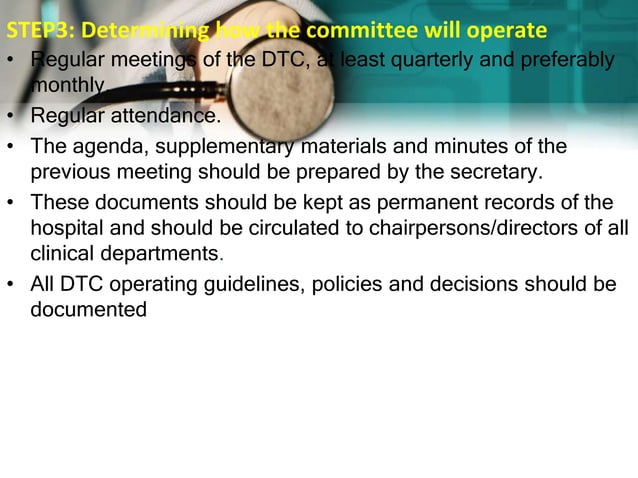 Drug committe | PPT