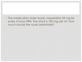 NURSING PHARMACOLOGY DRUG COMPUTATIONS.pptx