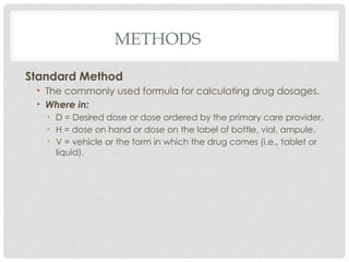 NURSING PHARMACOLOGY DRUG COMPUTATIONS.pptx