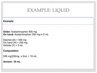 NURSING PHARMACOLOGY DRUG COMPUTATIONS.pptx