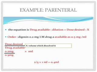 NURSING PHARMACOLOGY DRUG COMPUTATIONS.pptx