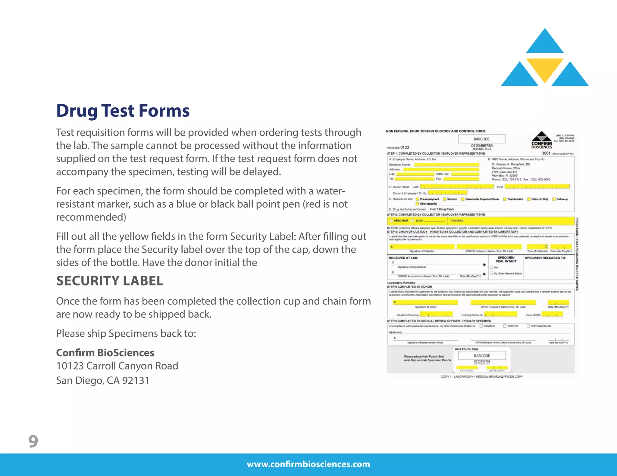 Drugconfirm Advanced 2.0 Manual | PPT