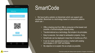 Drug counterfeit (blockchain based) dlt.sg