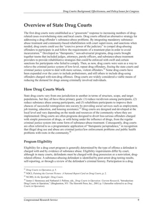 Drug court effectiveness and policy | PDF