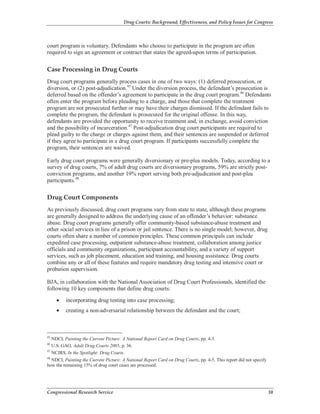 Drug court effectiveness and policy | PDF