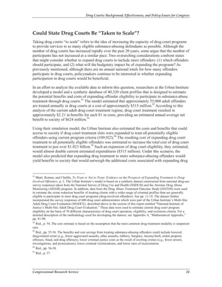 Drug court effectiveness and policy | PDF