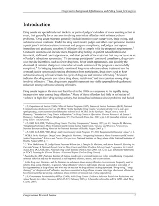 Drug court effectiveness and policy | PDF