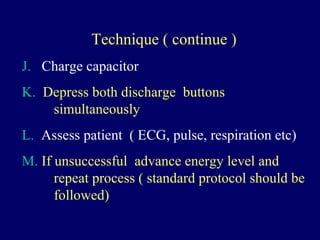 Defibrillation || DC (Dirrect Current) Shock | PPT