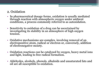 Drug degradation | PPTX