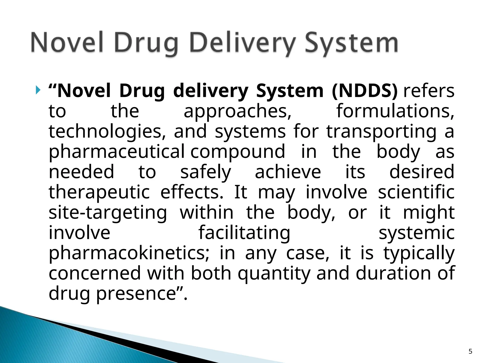 Novel Drug delivery system and its application.ppt