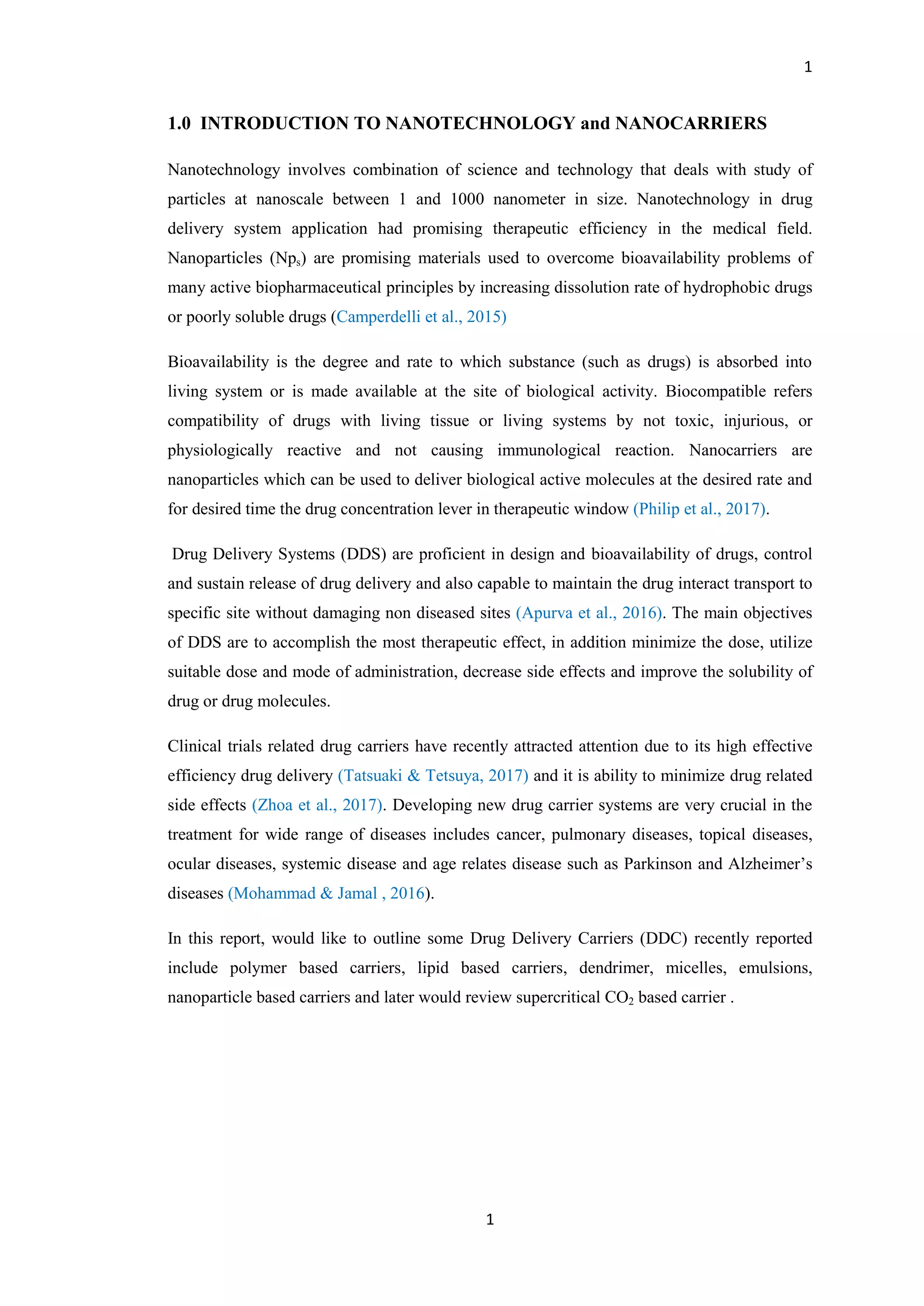 Drug delivery nanocarriers | PDF