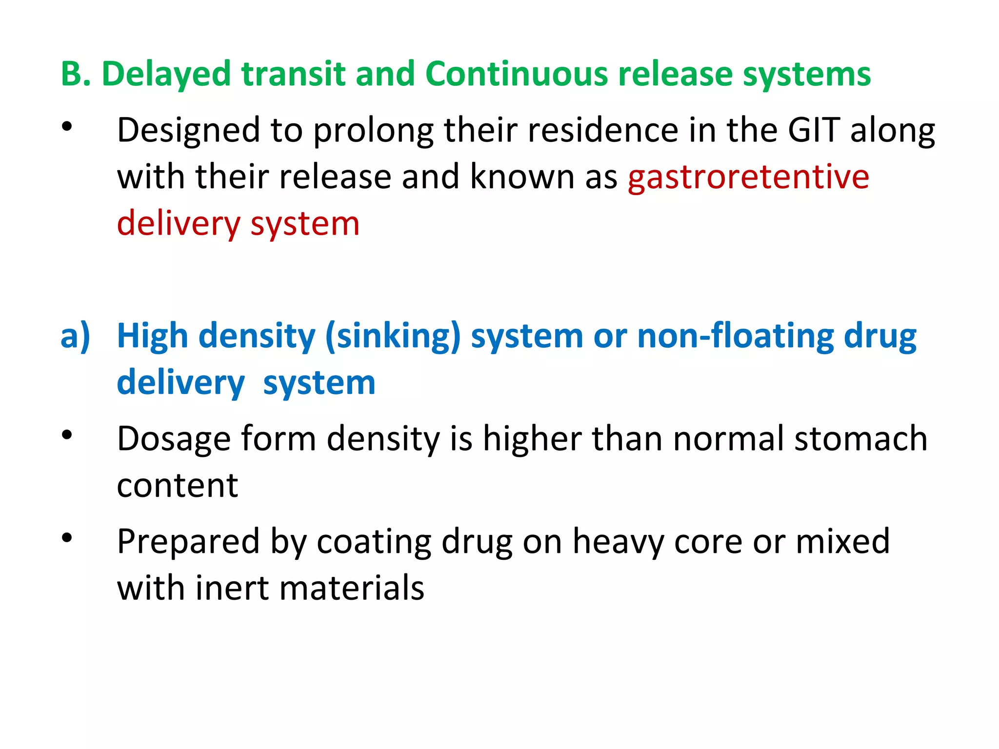 Drug delivery systems | PPT