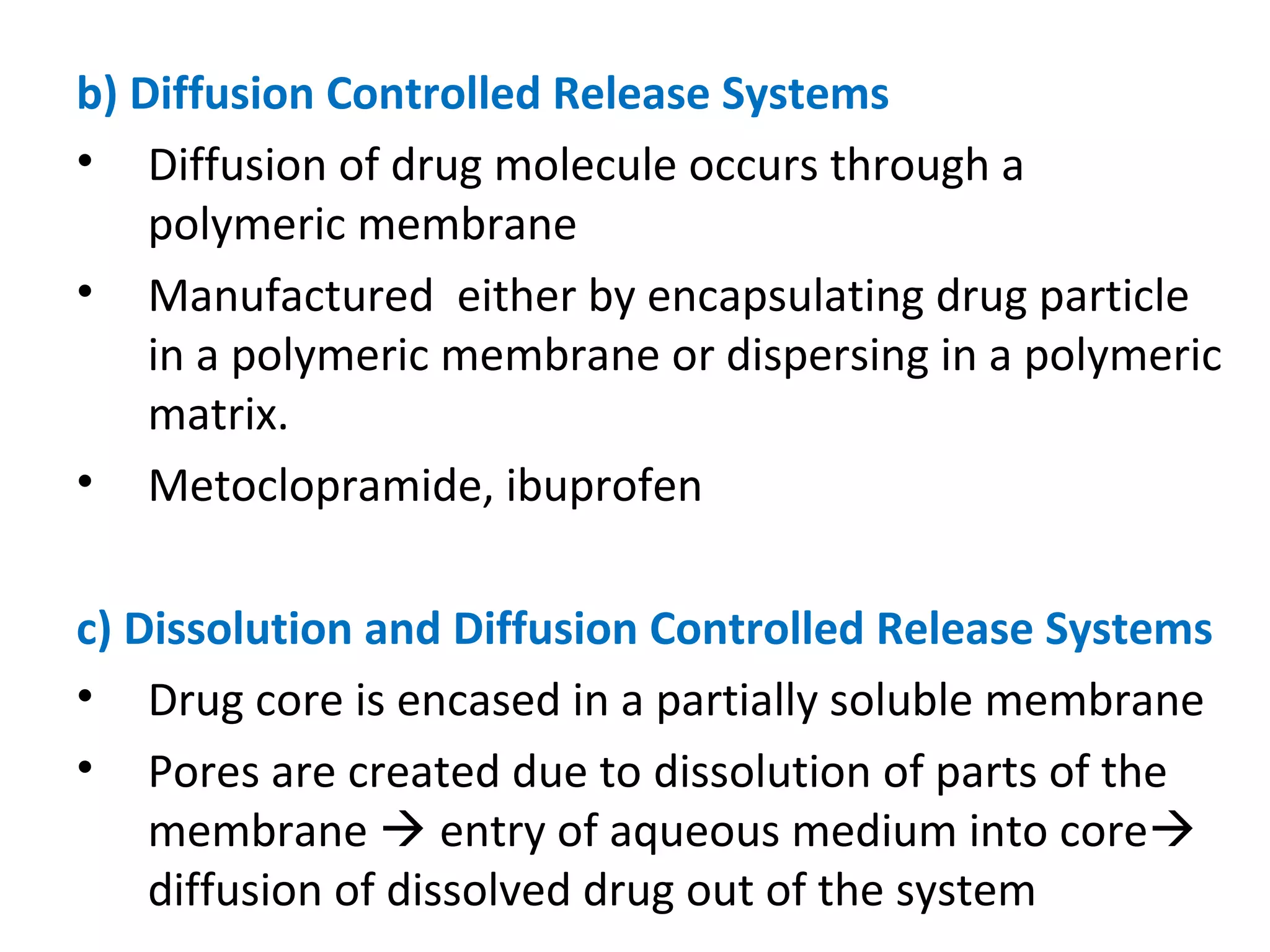 Drug delivery systems | PPT