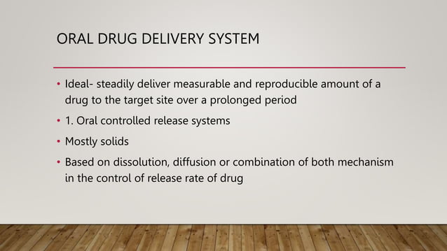 DRUG DELIVERY SYSTEMS.pptx science technology | PPT