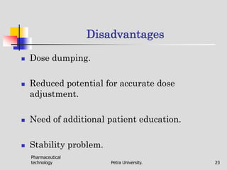 Drug Delivery Systems Pharmaceutical technology | PPT