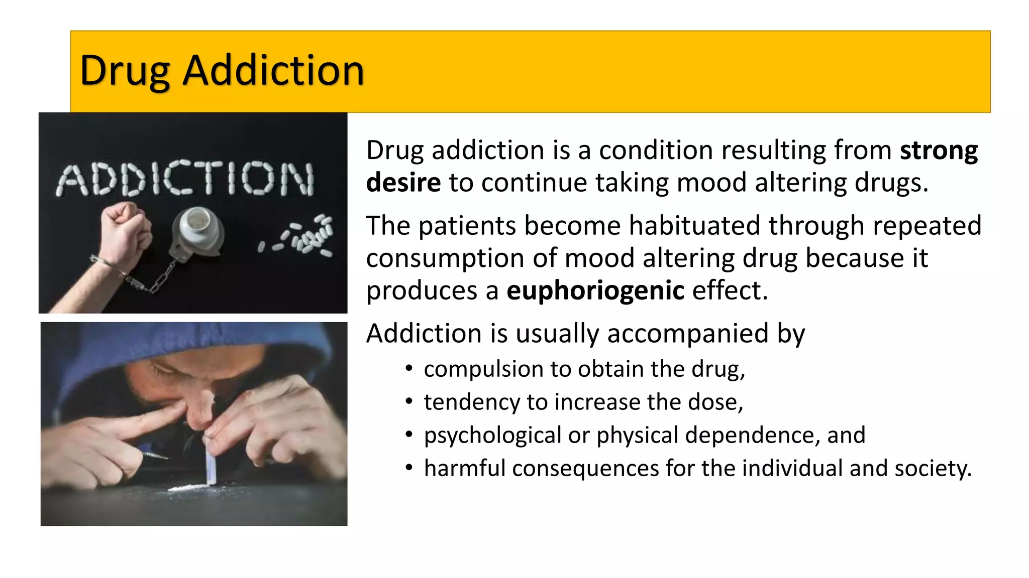 Drug Dependance | PPTX