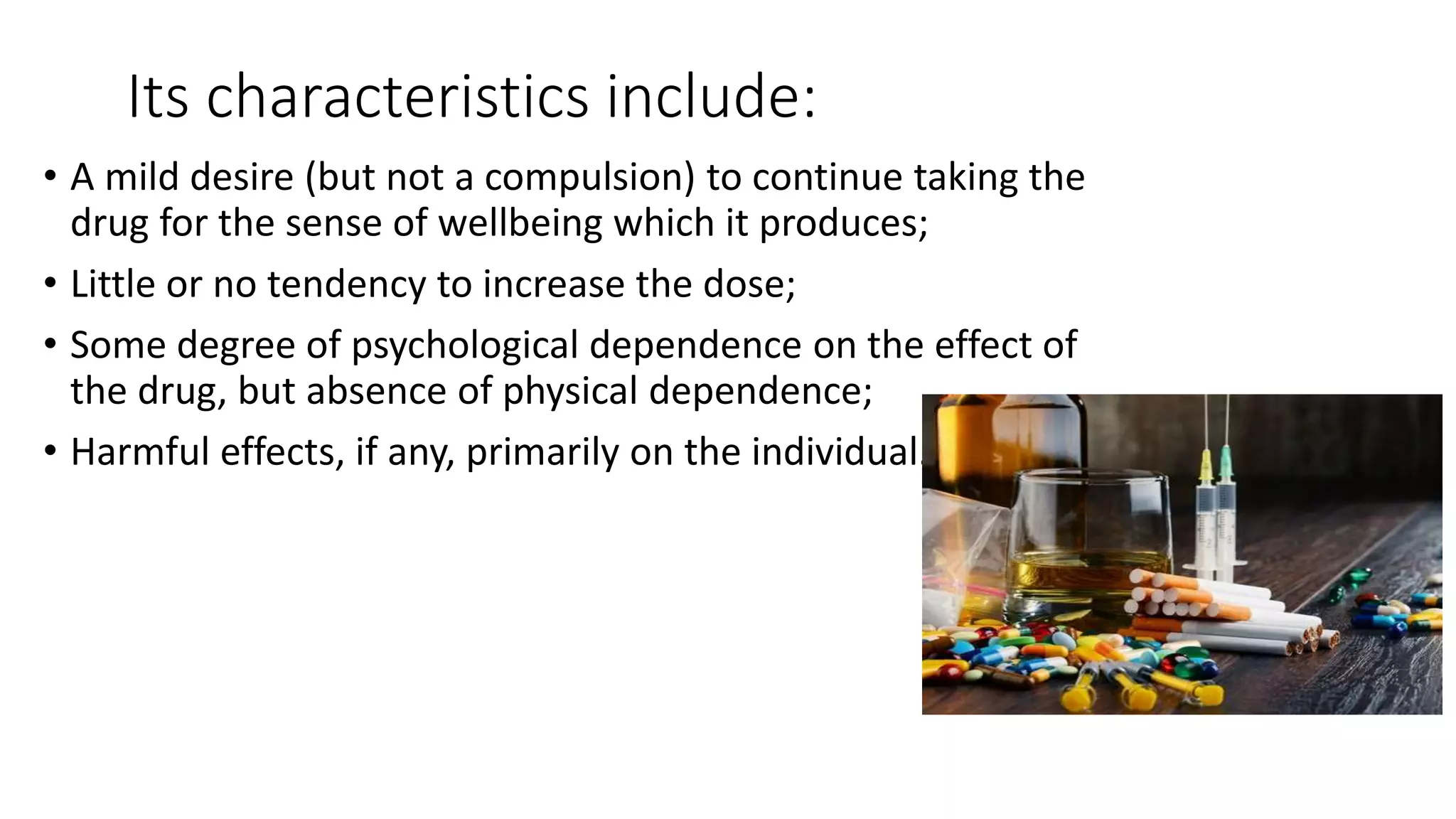 Drug Dependance | PPTX