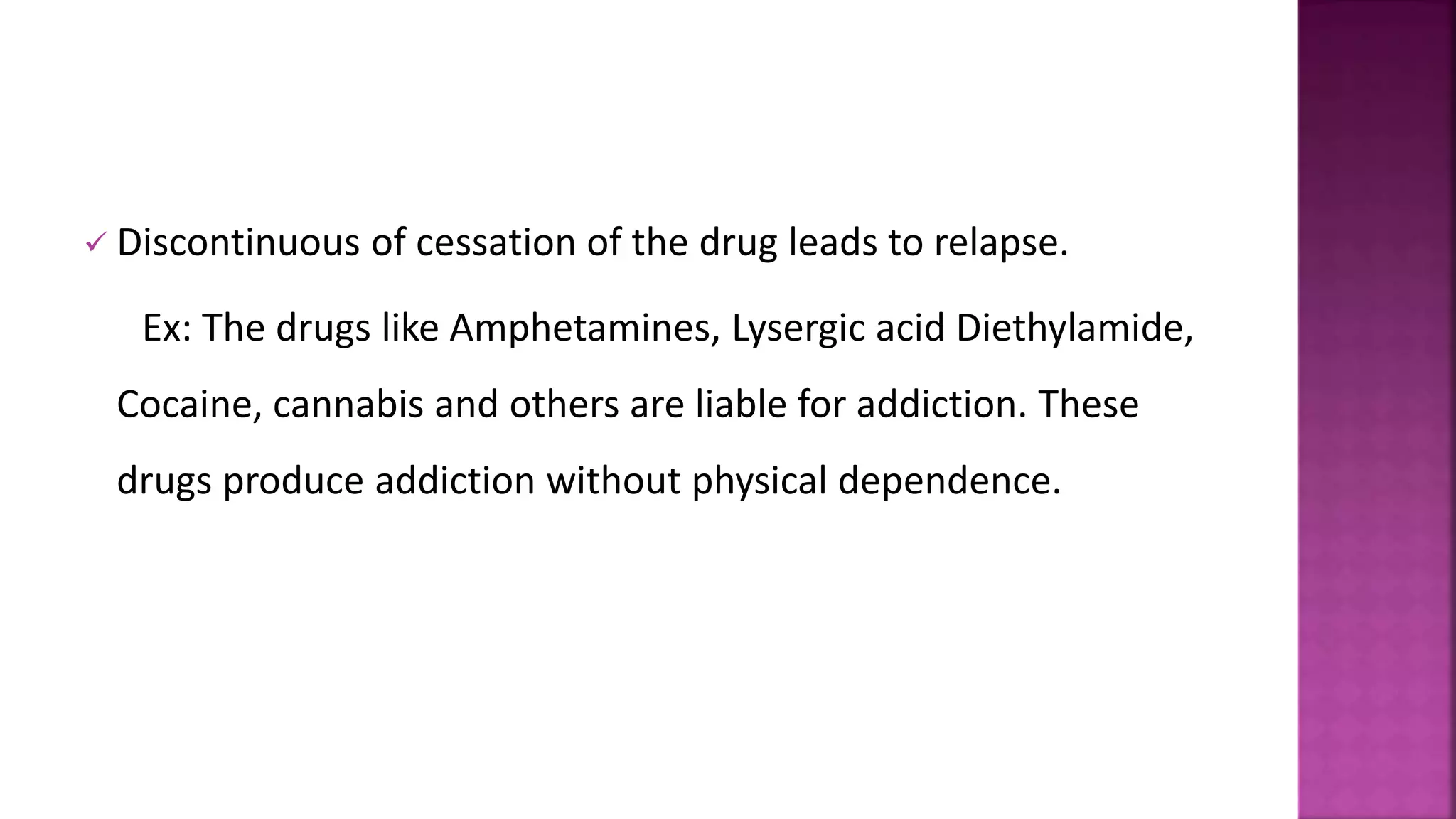 Drug dependance and abuse | PPTX