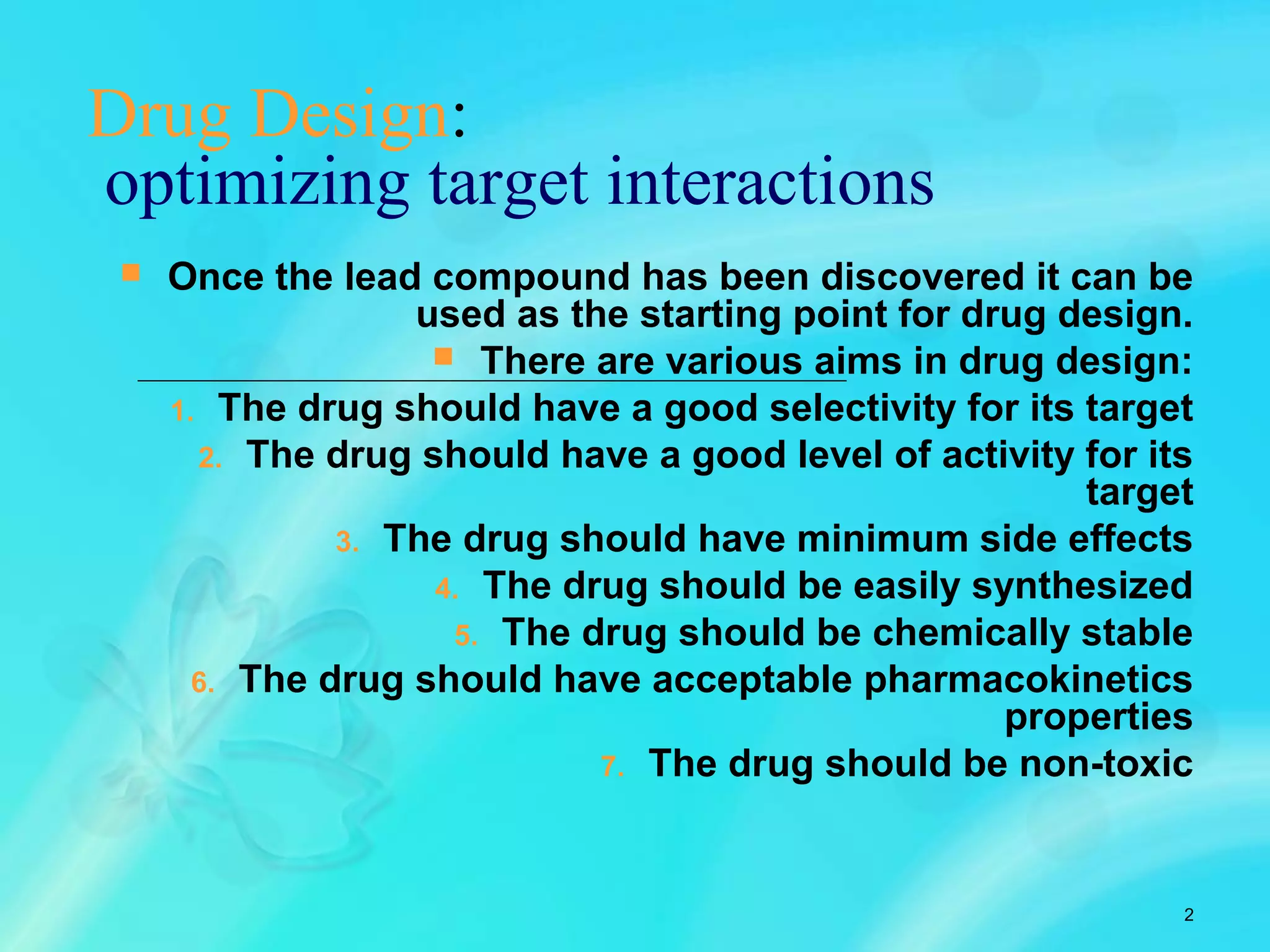 Drug design | PPT