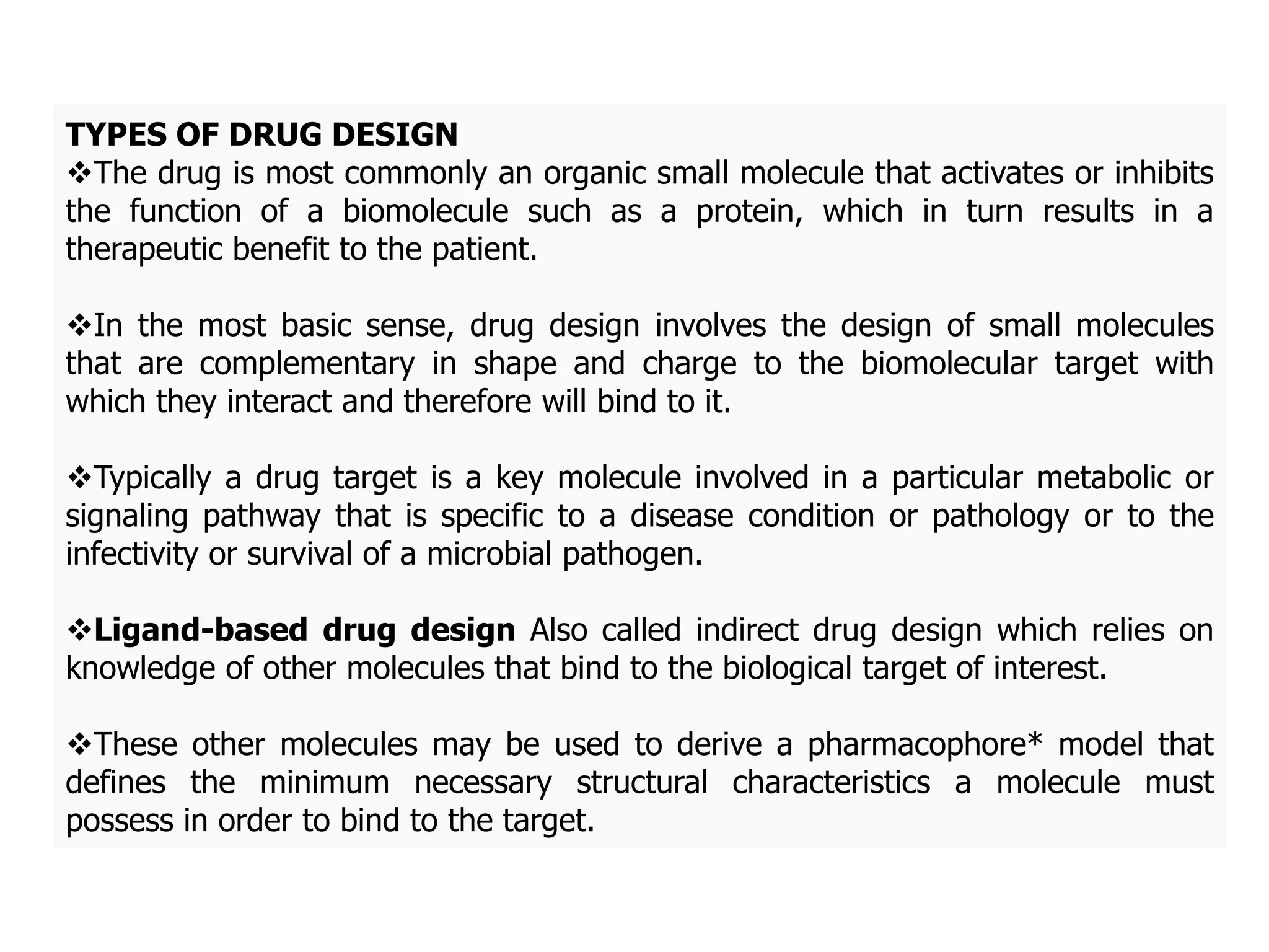 Drug design | PPTX