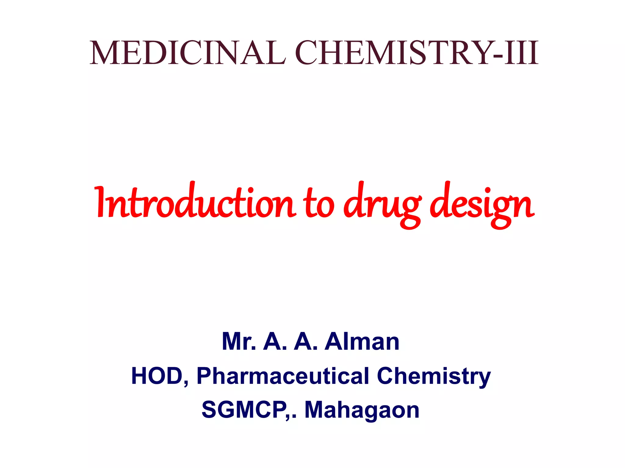 Drug Design - PPT.pptx