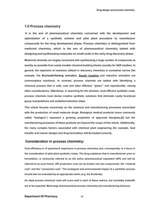Drug designs and its applied Chemistry pharmacy | DOC